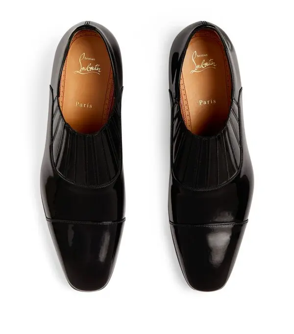 Christian Louboutin Greg On Patent Leather Slip-On Derby  display picture 1