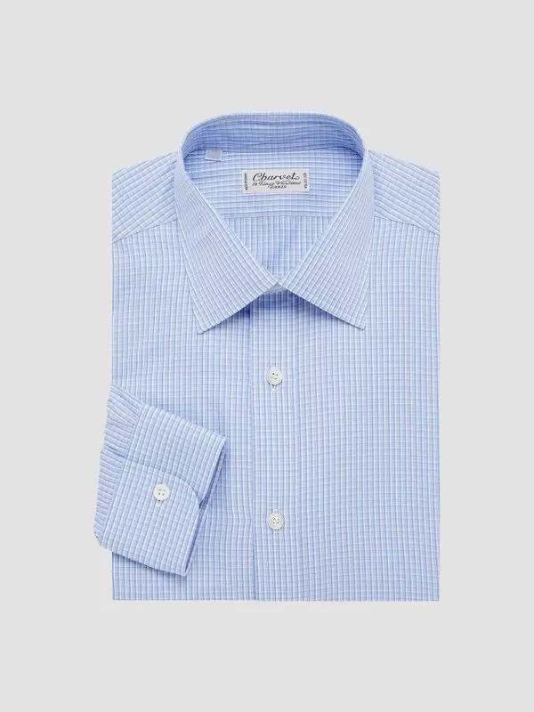 Charvet Glen Check Dress Shirt