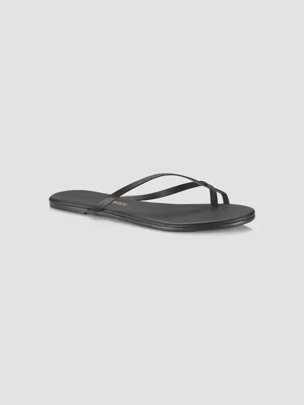 Tkees Riley Leather Flip Flops - Sable
