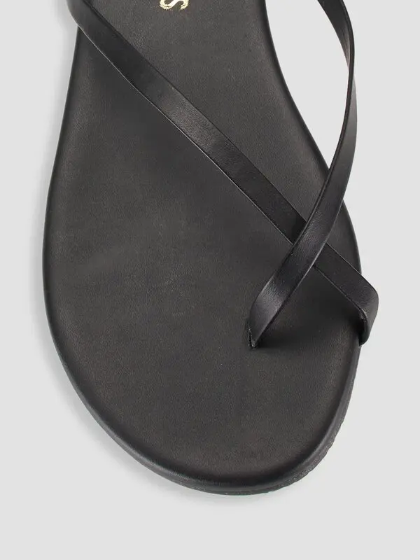 Tkees Riley Leather Flip Flops - Sable