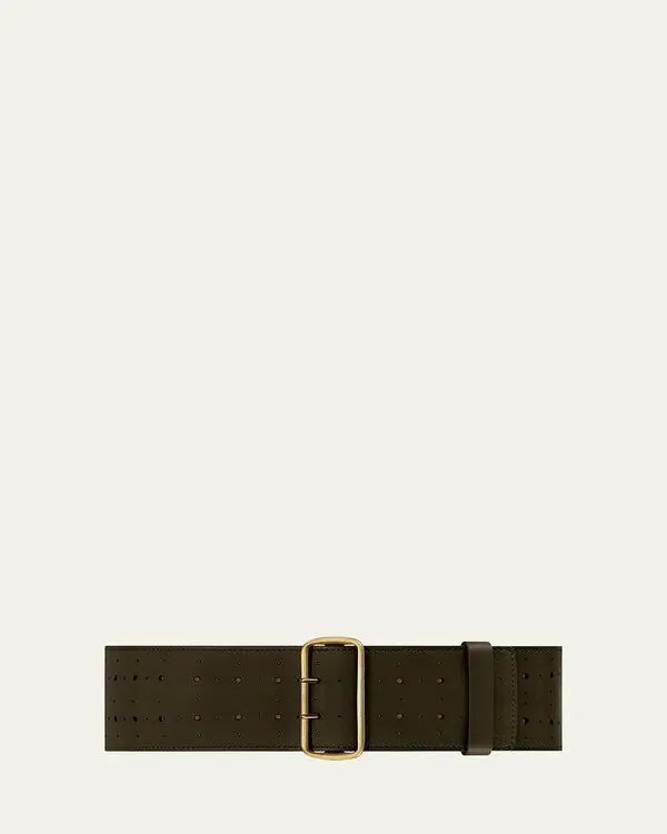 VAINCOURT PARIS La Celeste Leather Belt - Truffle