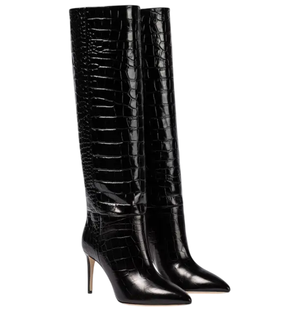 Paris Texas Knee-high Boots - Black