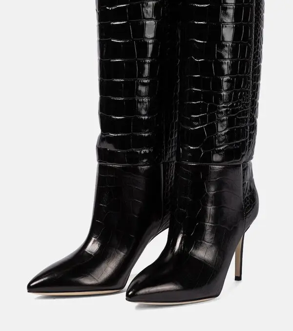 Paris Texas Knee-high Boots - Black