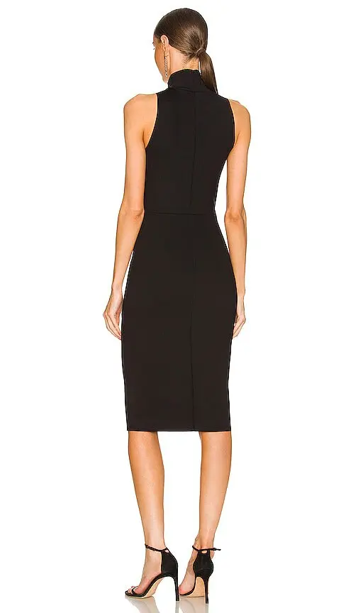 knee length dresses for ladies Rosie Assoulin // Green Neoprene A-Line Midi Dress  VSP Consignment