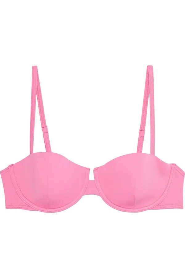 Onia Dalia Underwired Bikini Top Pink Xs