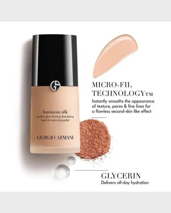GIORGIO ARMANI BEAUTY Luminous Silk Perfect Glow Flawless Oil-free Foundation - 11.75 Deep/pink