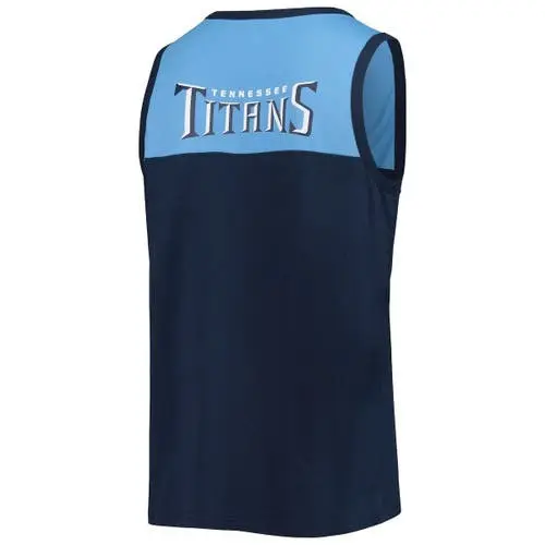 STARTER Tennessee Titans Graphic Tank Top - Navy