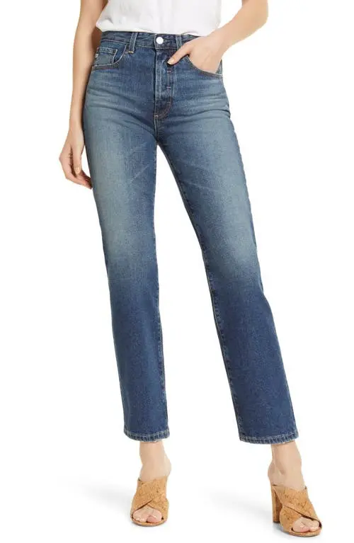 Ag Kinsley High-waist Crop Jeans