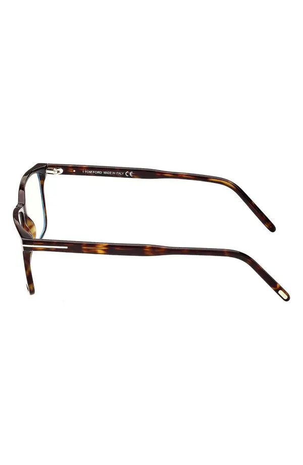 TOM FORD 55mm Rectangular Blue Light Blocking Eyeglasses