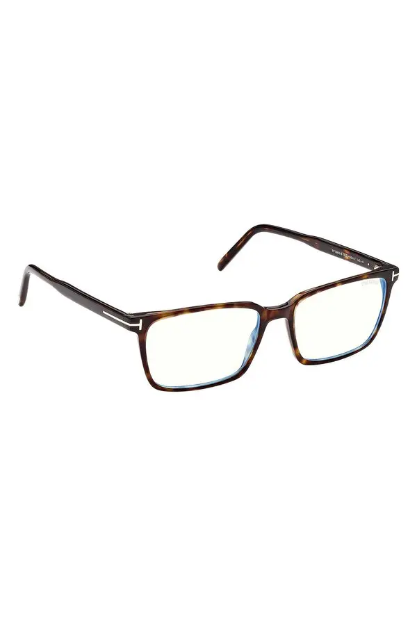 TOM FORD 55mm Rectangular Blue Light Blocking Eyeglasses