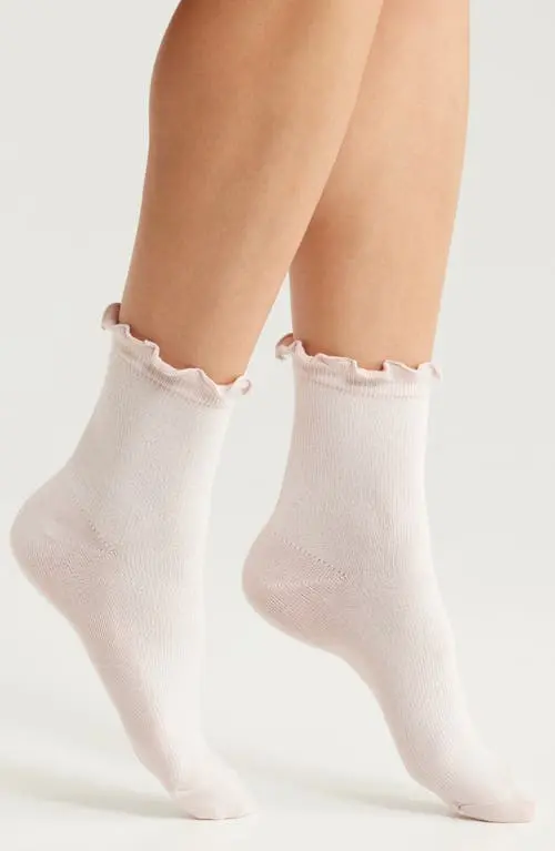 UGG Karsyn Lettuce Edge Crew Socks - Bay Fog
