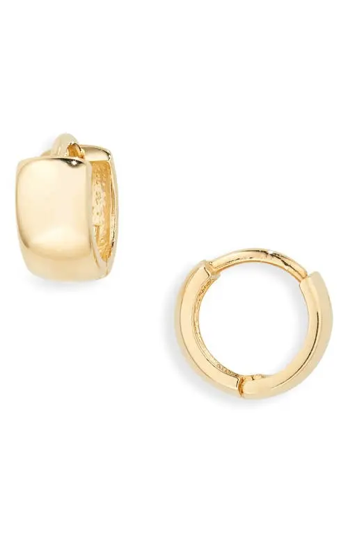 Bony Levy 14k Gold Chunky Huggie Hoop Earrings - 14ky