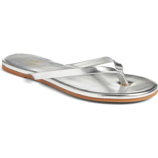 Yosi Samra Rivington Flip Flop - Silver