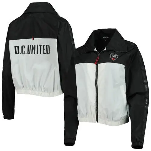 THE WILD COLLECTIVE D.c. United Anthem Full-zip Jacket - Black