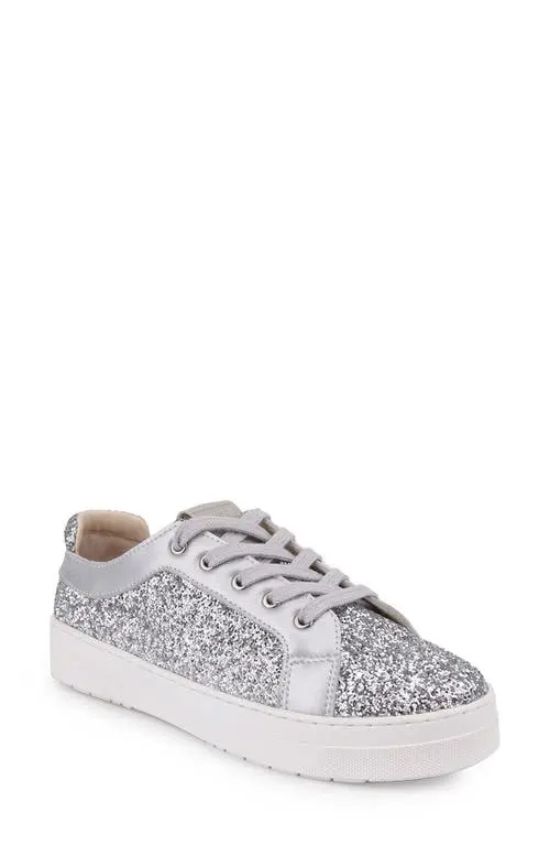 Yosi Samra Roxy Glitter Sneaker - Silver