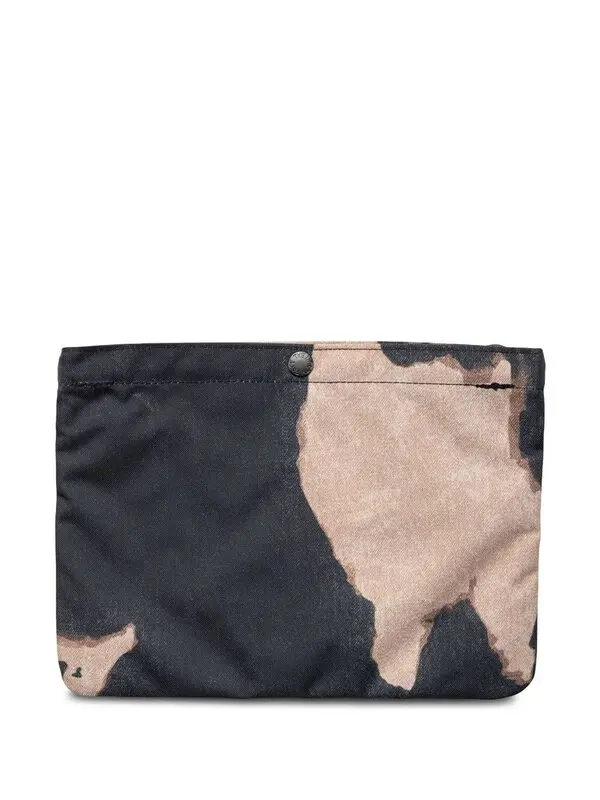 Supreme X The North Face Bleached Denim Print Shoulder Bag - Brown