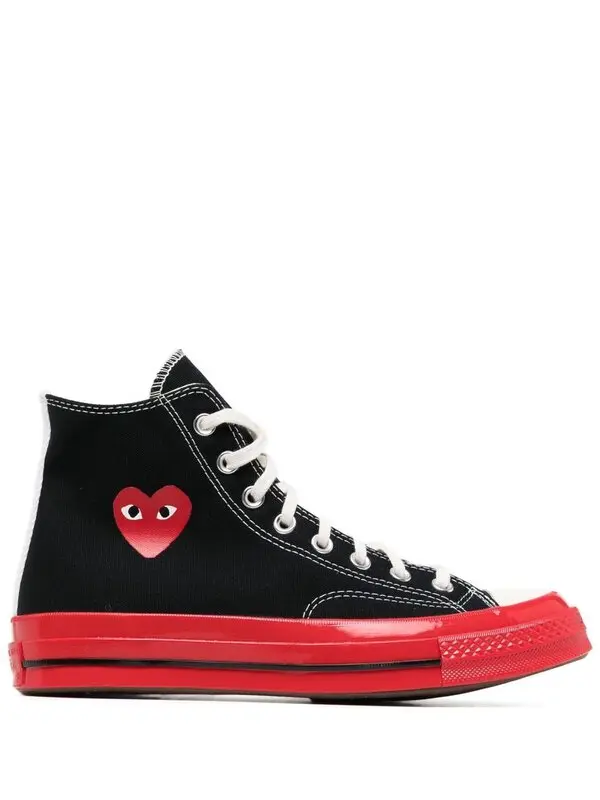 CONVERSE X COMME DES GARONS PLAY Chuck 70 High-top Sneakers - Black