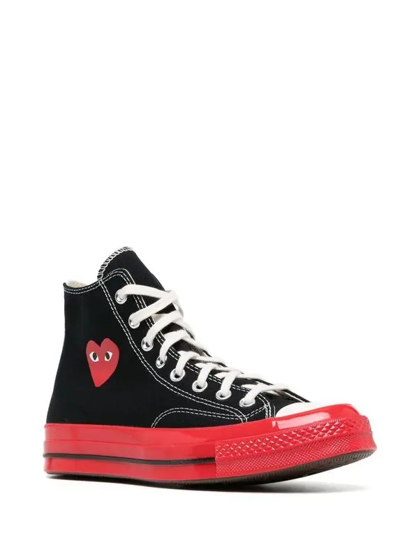 CONVERSE X COMME DES GARONS PLAY Chuck 70 High-top Sneakers - Black