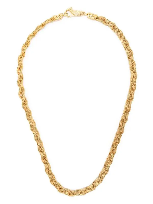 Emanuele Bicocchi Plated Celtic Braid Chain Necklace - Gold