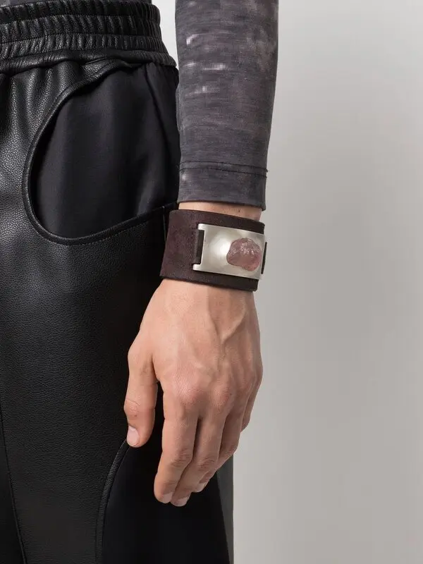 PARTS OF FOUR Crescent Leather Bracelet