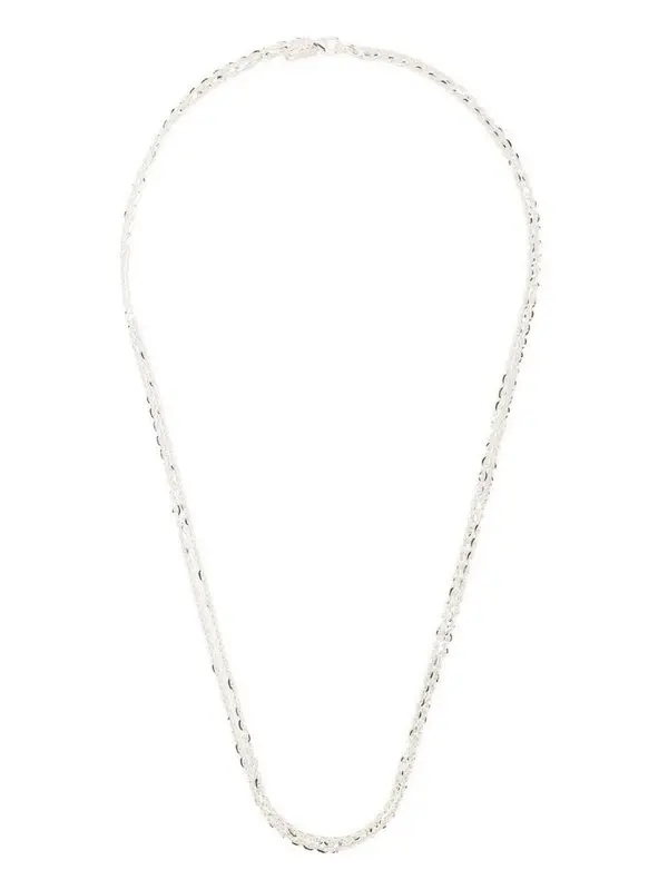 Emanuele Bicocchi Double Chain Necklace - Silver