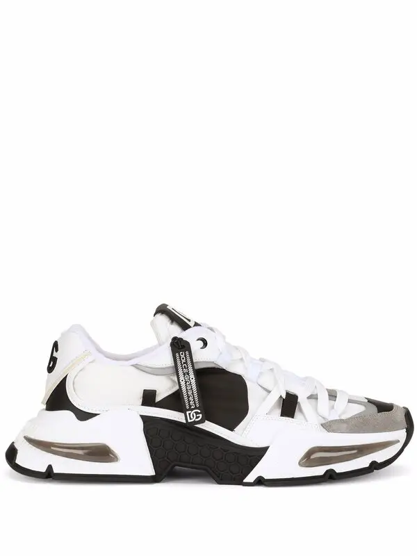Dolce & Gabbana Airmaster Panelled Sneakers - White