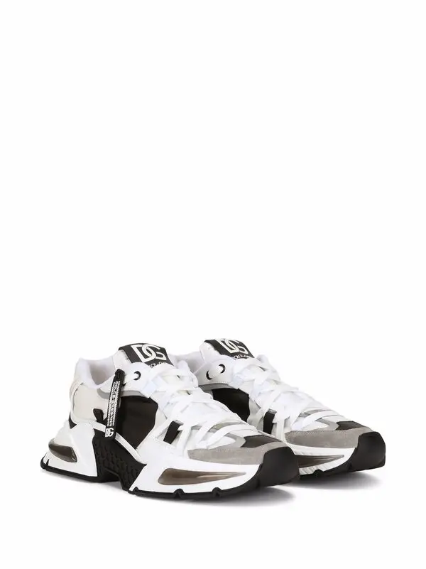 Dolce & Gabbana Airmaster Panelled Sneakers - White
