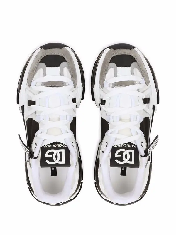 Dolce & Gabbana Airmaster Panelled Sneakers - White