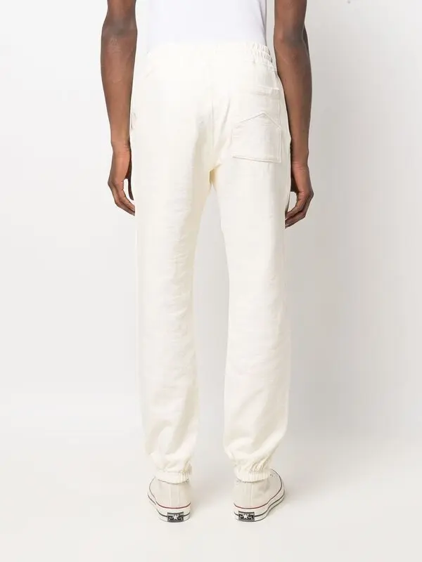 Rhude Logo-embroidered Track Pants - Neutrals