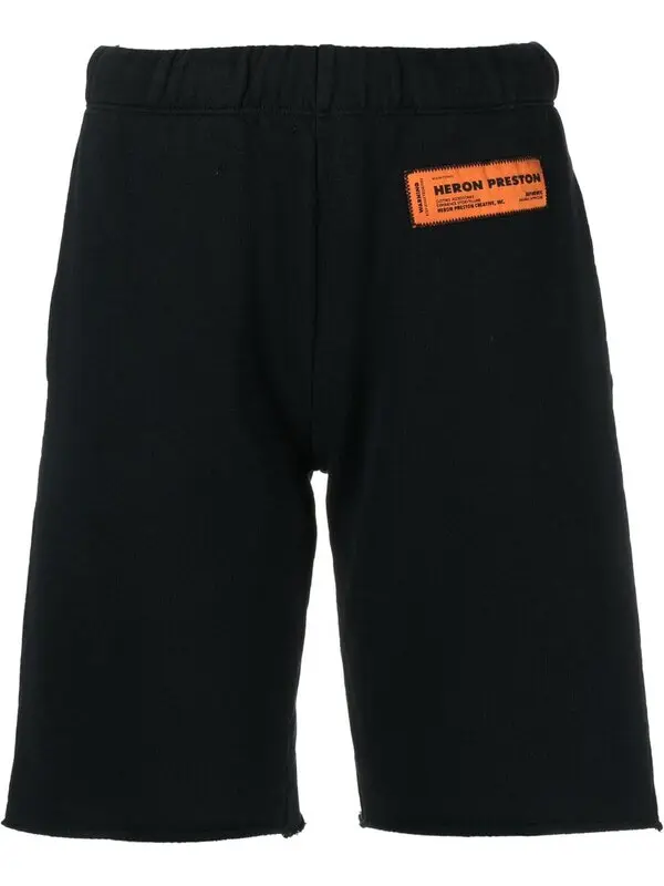 Heron Preston Logo-patch Knee-length Shorts