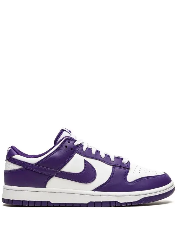 Nike Dunk Low Court Purple Sneakers - White