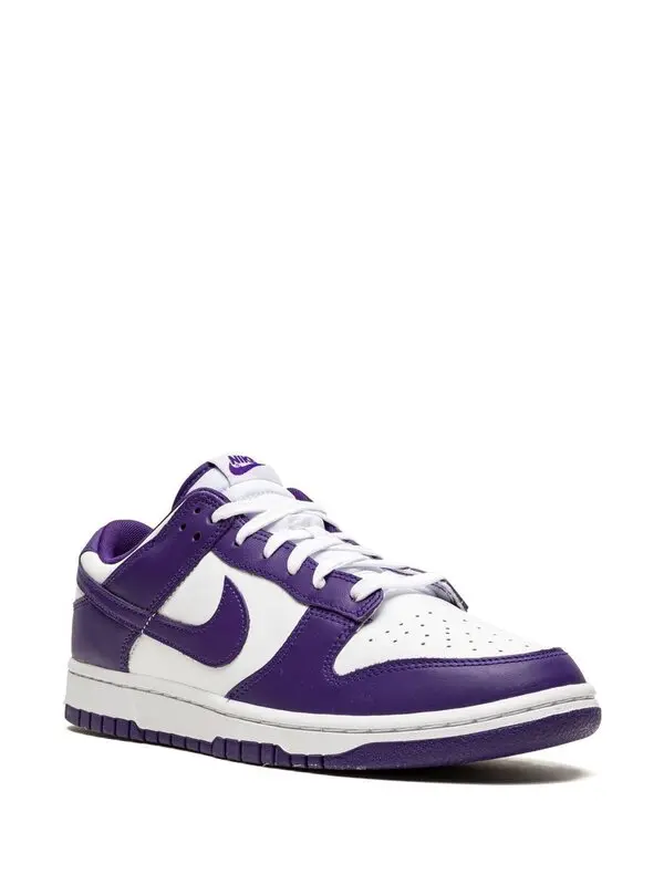 Nike Dunk Low Court Purple Sneakers - White