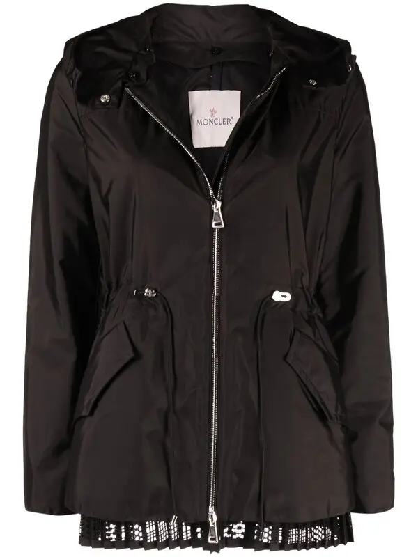 Moncler Baaba Lace-trimmed Parka