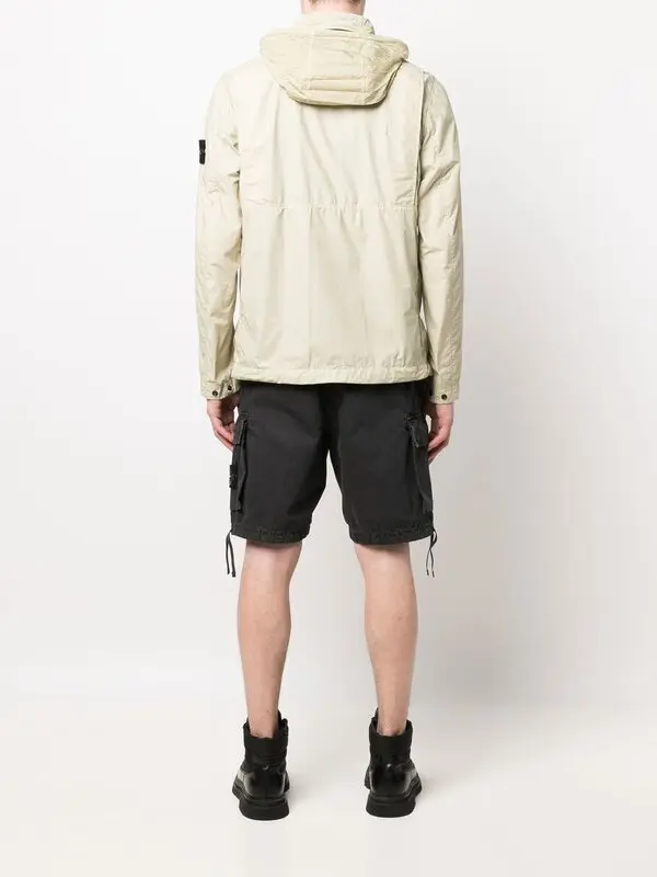 Stone Island Compass-patch Zip-up Jacket