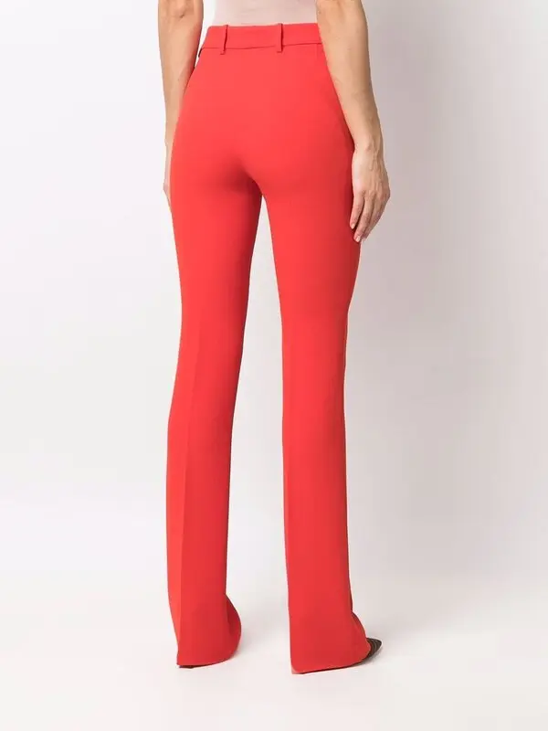 Roberto Cavalli Flared Trousers With Tiger Tooth Detail