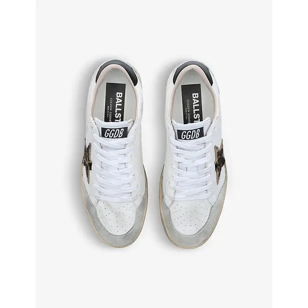 GOLDEN GOOSE Ball Star 10920 Low-top Leather Trainers - White/oth
