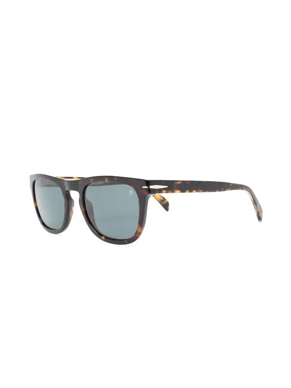 DB EYEWEAR BY DAVID BECKHAM Tortoiseshell Square Frame Sunglasses