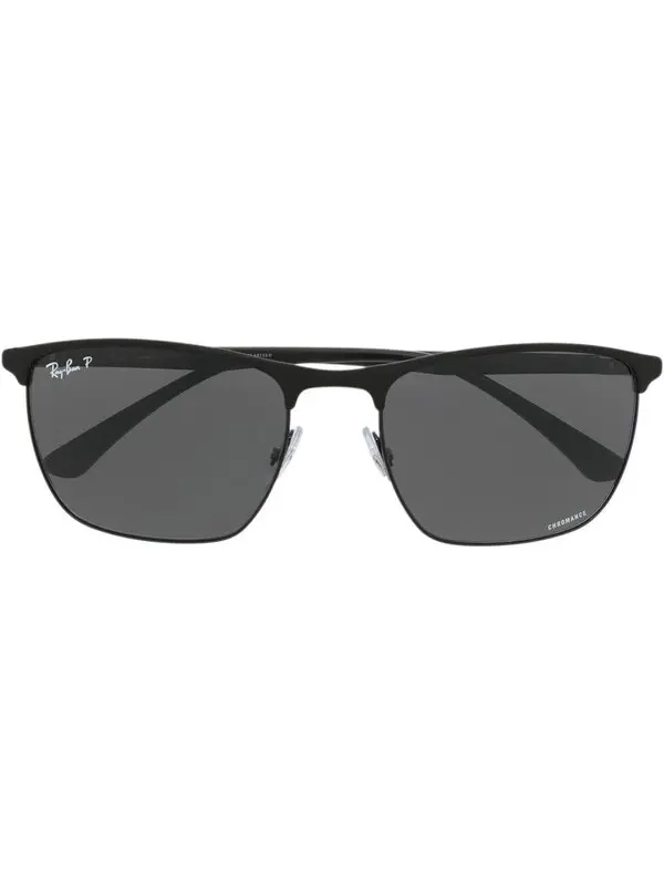 Ray-ban Chrominance Square-frame Sunglasses - Black