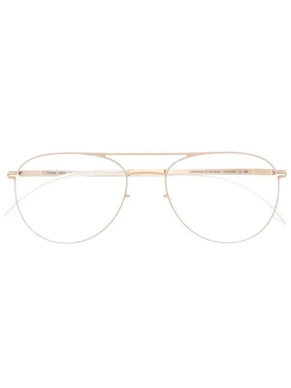 Mykita Niken Pilot-frame Eyeglasses - Gold