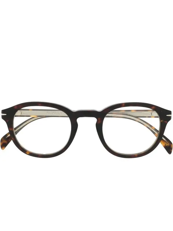 DB EYEWEAR BY DAVID BECKHAM Interchangeable-lens Glasses - Brown