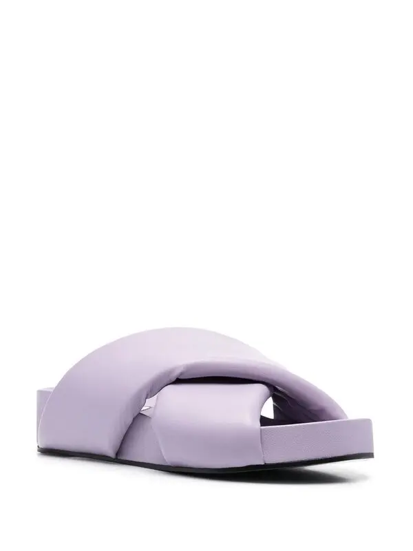 JIL SANDER Crossover-strap Slip-on Sandals - Purple