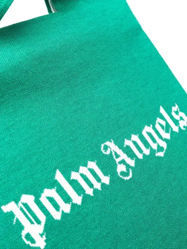 Palm Angels Logo-print Tote Bag - Green