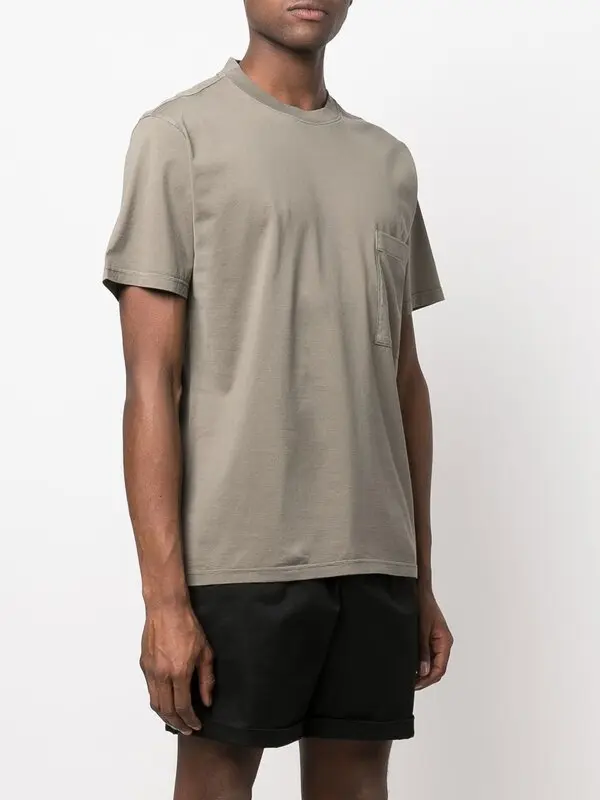 DELL'OGLIO Cotton Short-sleeve T-shirt - Green