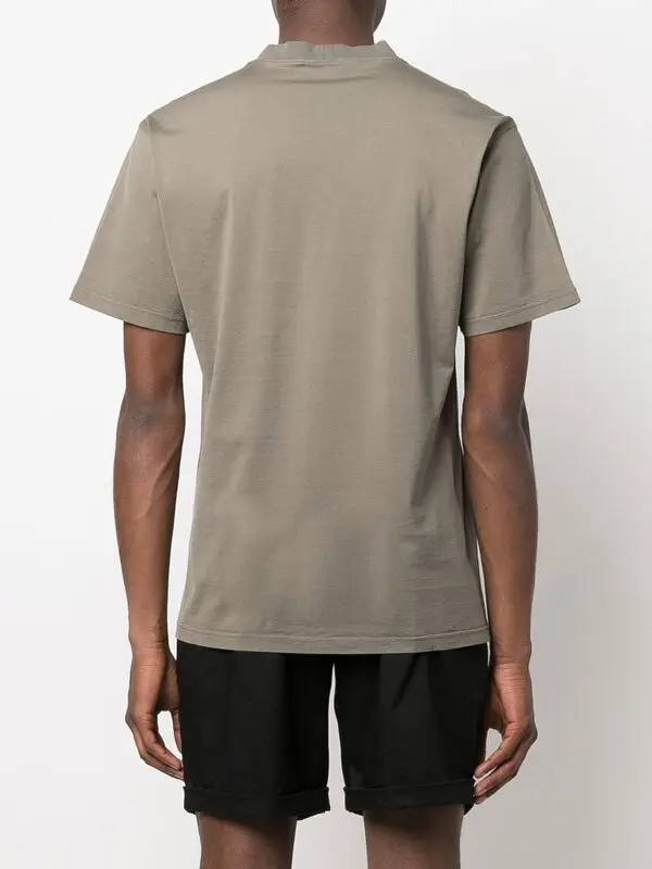 DELL'OGLIO Cotton Short-sleeve T-shirt - Green