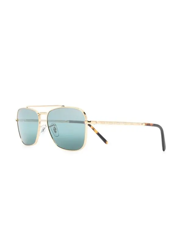 Ray-ban Rectangular Aviator Sunglasses - Gold