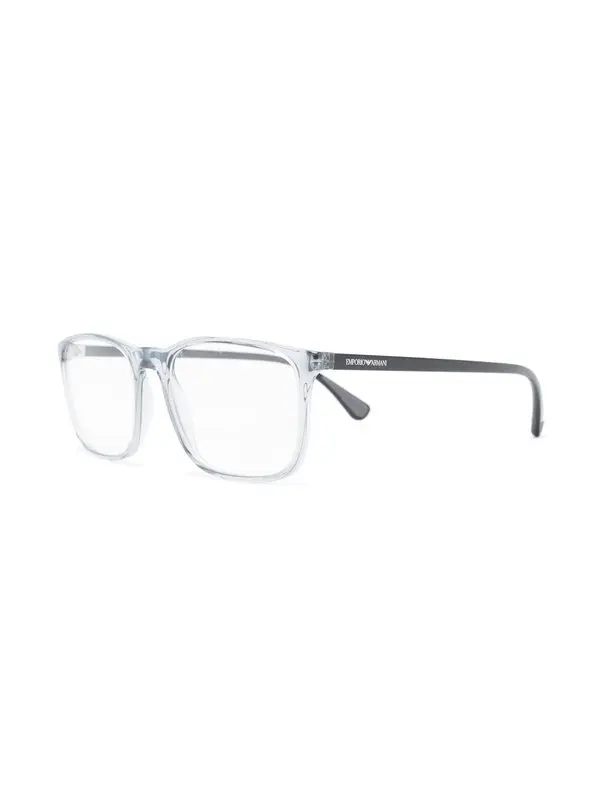 Emporio Armani Square Frame Eyeglasses - Neutrals