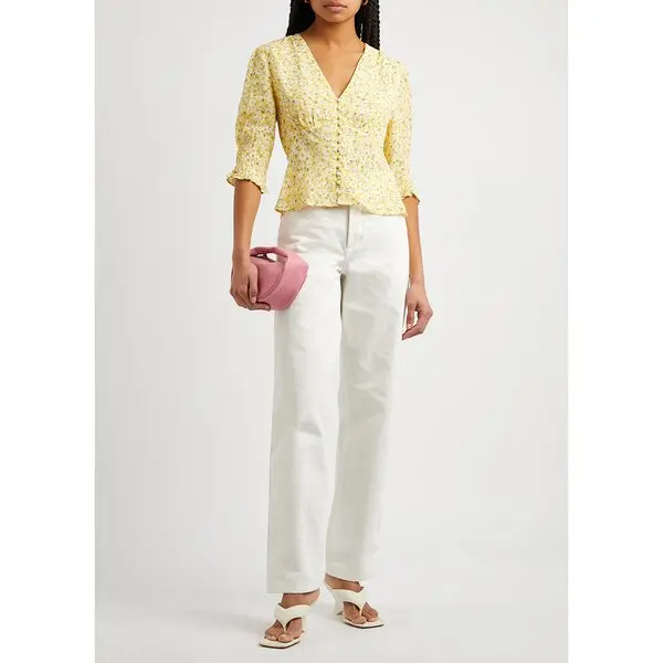 Rixo Payton Floral-print Top