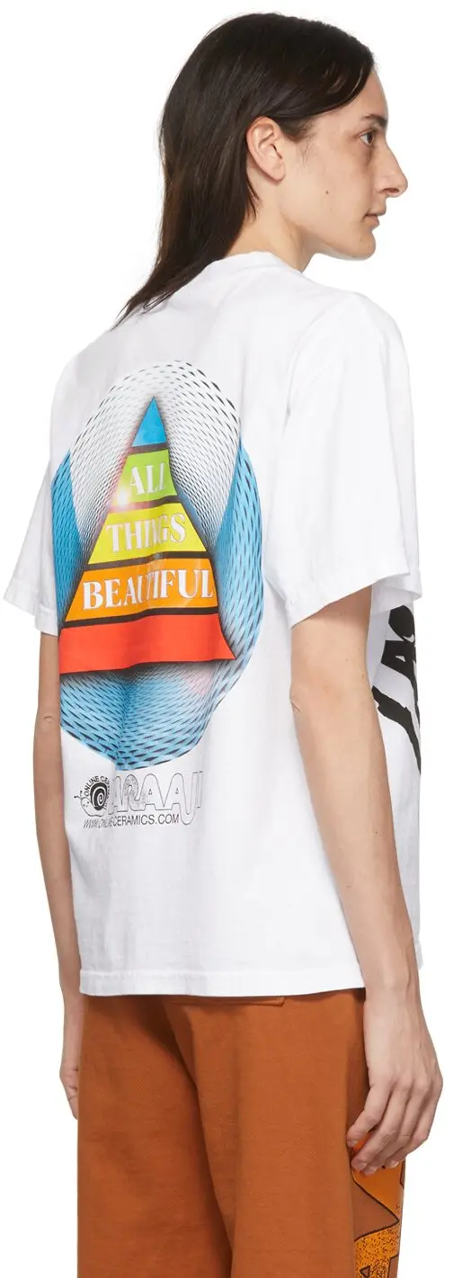 Online Ceramics Laraaji Frog T-Shirt In White - 48% Off | Editorialist