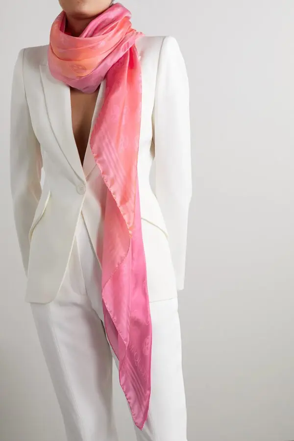 Alexander McQueen Silk-satin Scarf