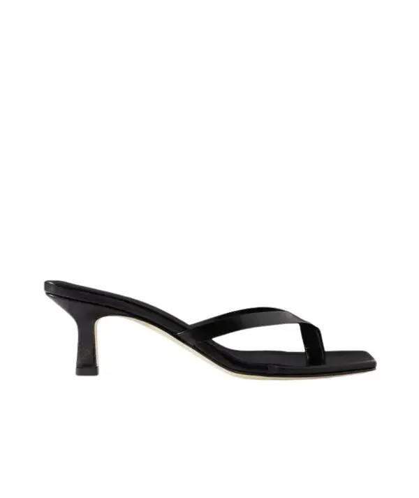 AeydĒ Wilma Leather Sandals - Black